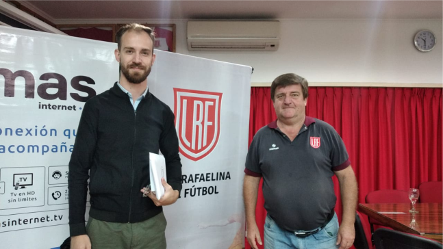Visita de Bryan Mayer - Liga Rafaelina de Fútbol